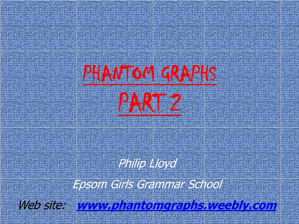 PPT - PHANTOM GRAPHS PART 2 PowerPoint Presentation, free download - ID ...