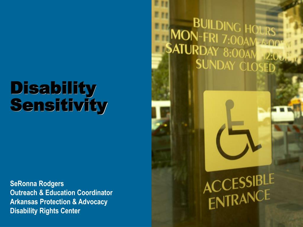 PPT - Disability Sensitivity PowerPoint Presentation, free download ...