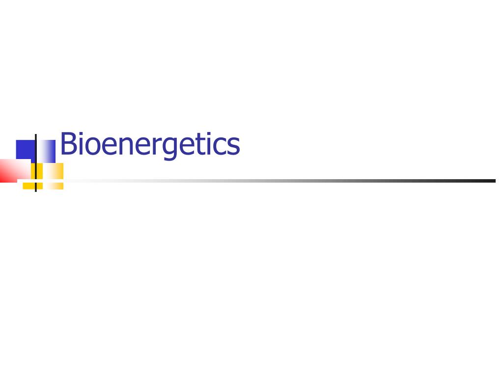 PPT - Bioenergetics PowerPoint Presentation, free download - ID:5882446
