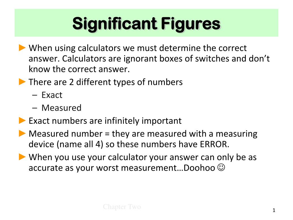 PPT - Significant Figures PowerPoint Presentation, free download - ID ...