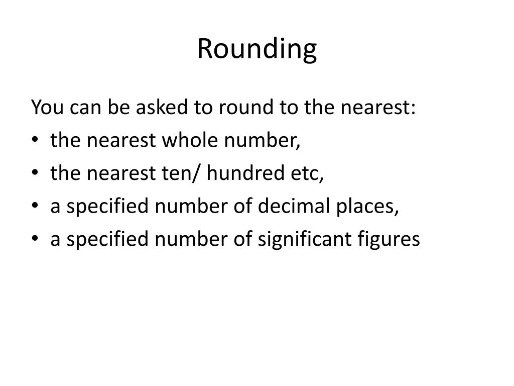 PPT - Rounding PowerPoint Presentation, free download - ID:5886180