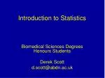 PPT - Introduction to Statistics PowerPoint Presentation, free download ...