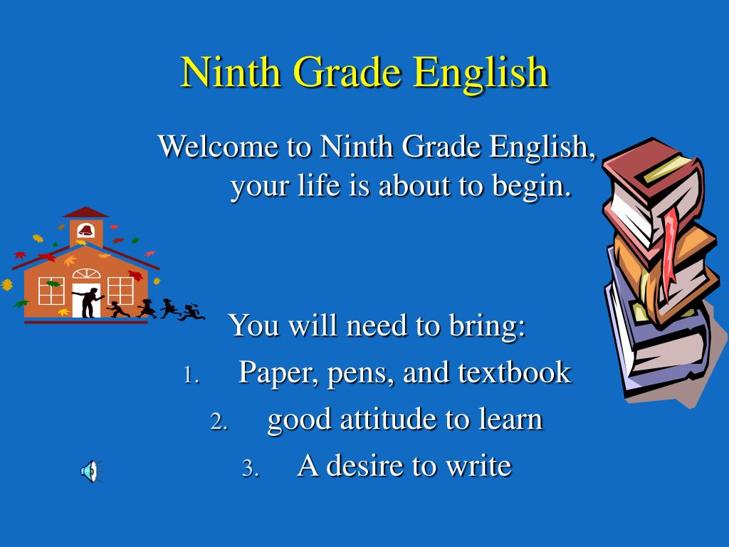 PPT - Ninth Grade English PowerPoint Presentation, free download - ID ...