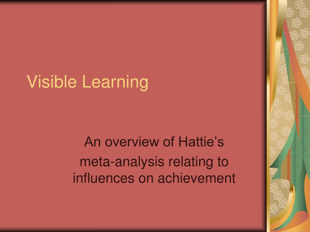 PPT - Visible Learning PowerPoint Presentation, free download - ID:5888847
