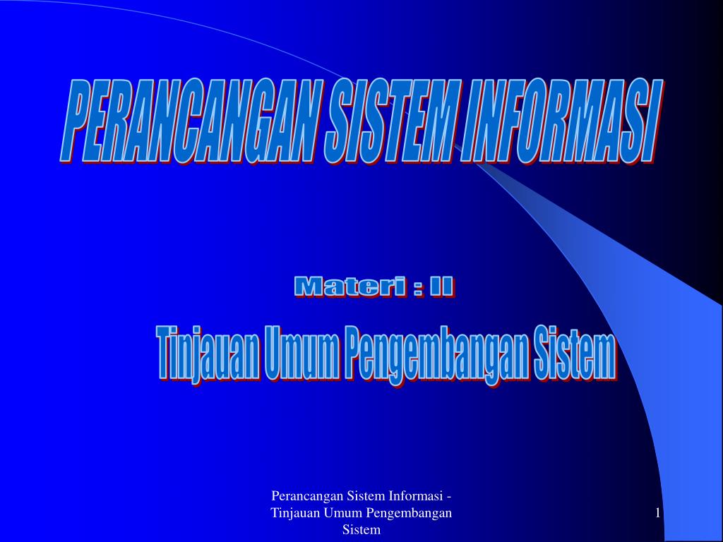 PPT - PERANCANGAN SISTEM INFORMASI PowerPoint Presentation, free ...