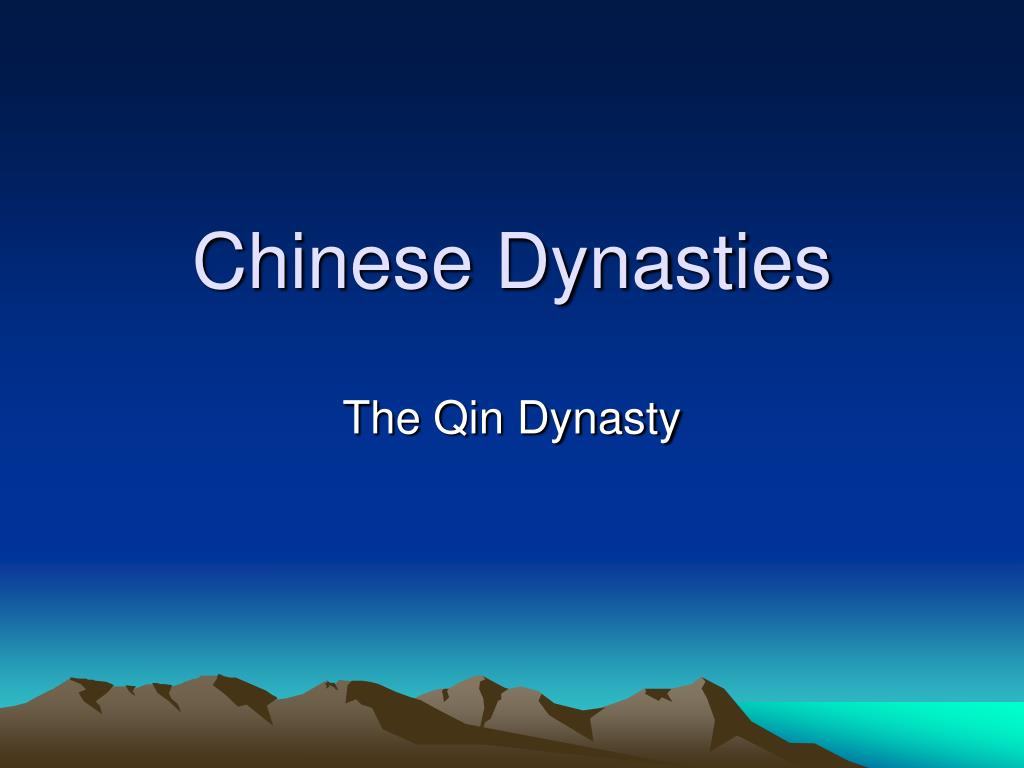 PPT - Chinese Dynasties PowerPoint Presentation, free download - ID:5889216