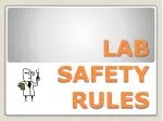 PPT - Safety Rules in the Computer Lab PowerPoint Presentation, free ...