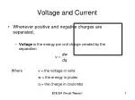 PPT - Current, voltage and resistance PowerPoint Presentation, free ...