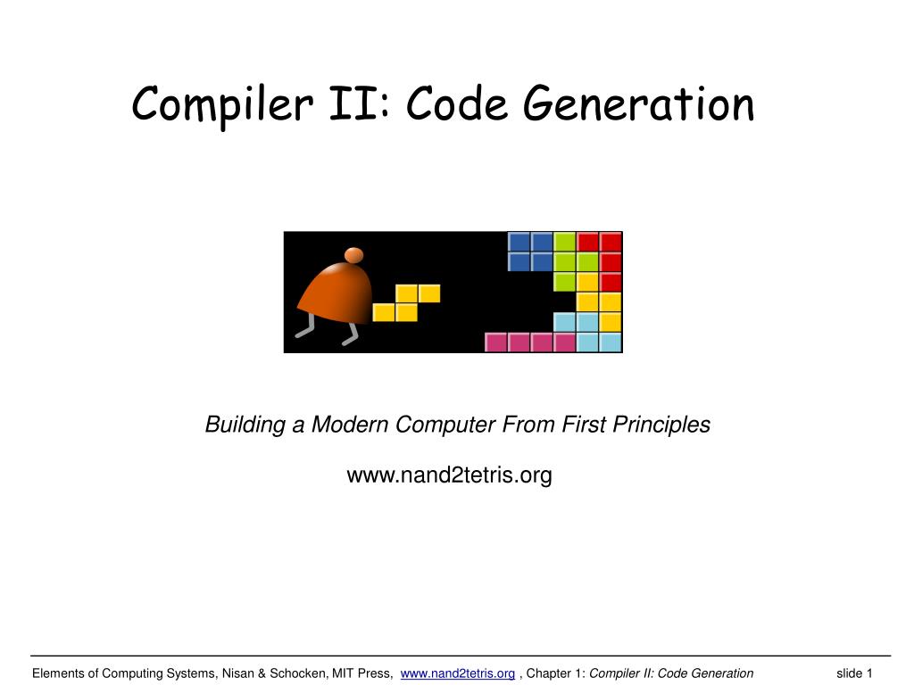 PPT - Compiler II: Code Generation PowerPoint Presentation, free ...