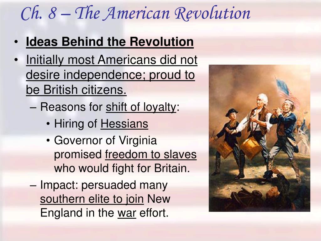 PPT - Ch. 8 – The American Revolution PowerPoint Presentation, free ...