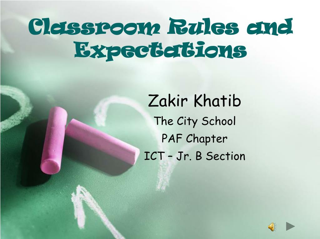 PPT - Classroom Rules and Expectations PowerPoint Presentation, free ...