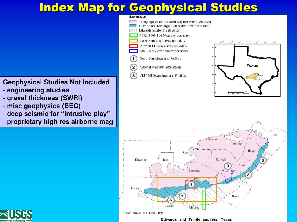 PPT - Index Map for Geophysical Studies PowerPoint Presentation, free ...