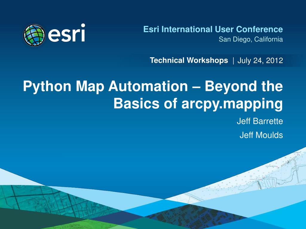 PPT - Python Map Automation – Beyond the Basics of arcpy.mapping PowerPoint Presentation - ID ...