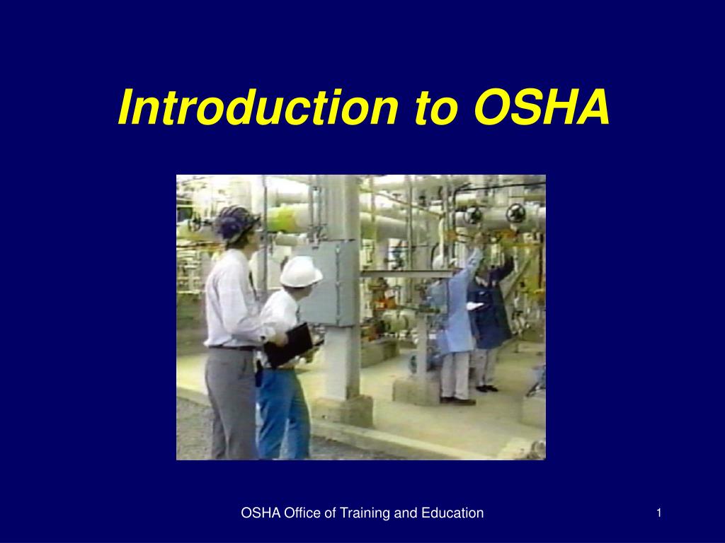 PPT - Introduction to OSHA PowerPoint Presentation, free download - ID ...