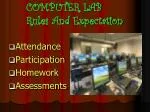 PPT - Computer Lab Rules PowerPoint Presentation, free download - ID ...