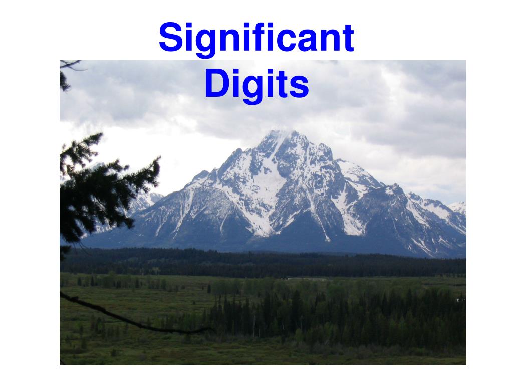 PPT - Significant Digits PowerPoint Presentation, free download - ID ...