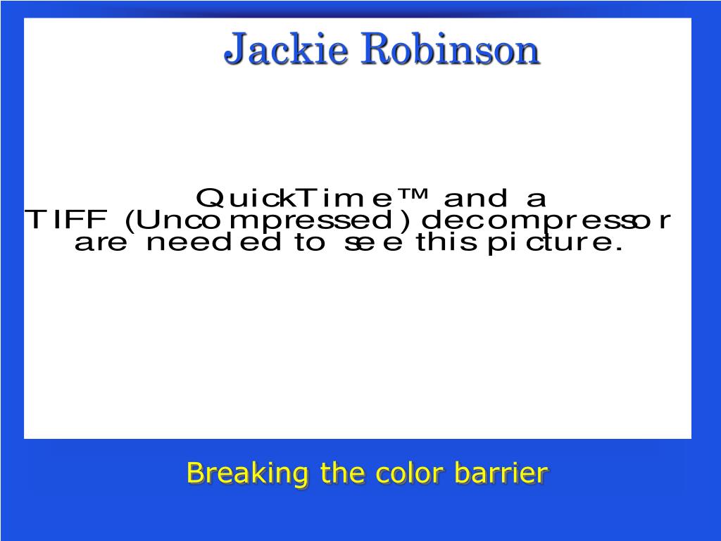 PPT - Breaking the color barrier PowerPoint Presentation, free download ...
