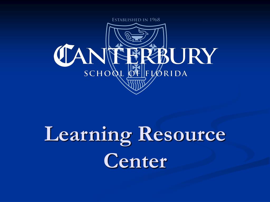 PPT - Learning Resource Center PowerPoint Presentation, free download ...