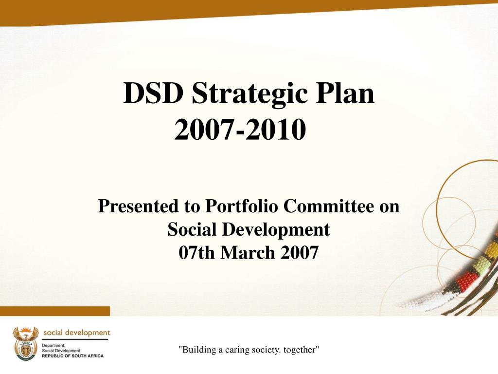 PPT - DSD Strategic Plan 2007-2010 PowerPoint Presentation, free ...