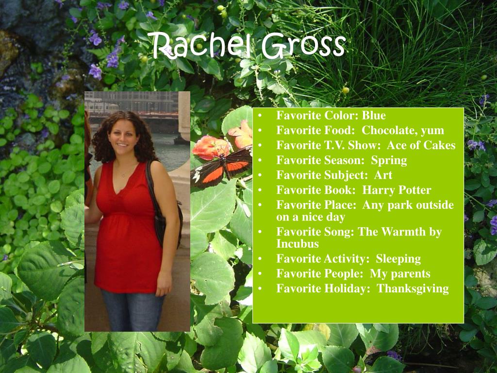 PPT - Rachel Gross PowerPoint Presentation, free download - ID:5903751