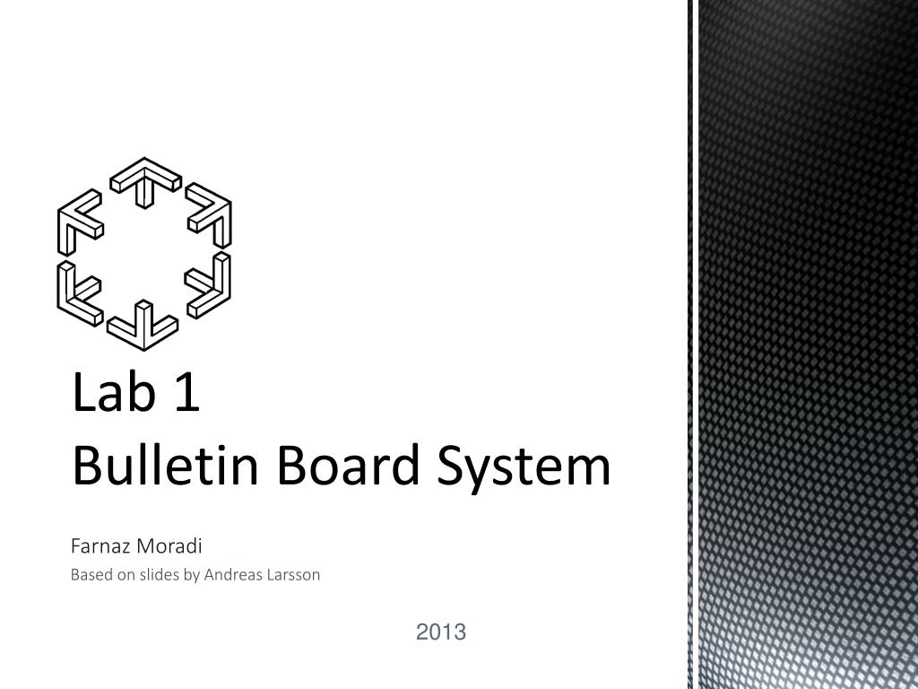 PPT - Lab 1 Bulletin Board System PowerPoint Presentation, free ...