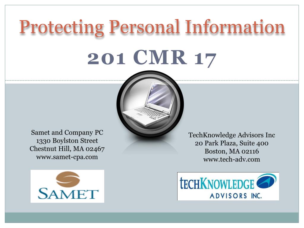 PPT - Protecting Personal Information PowerPoint Presentation, free download - ID:5910197