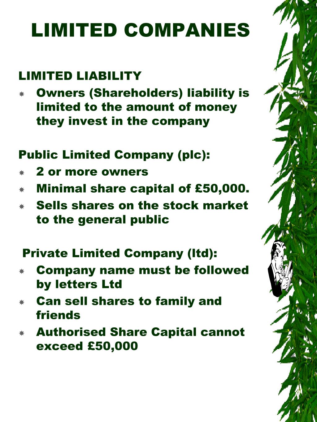 PPT - LIMITED COMPANIES PowerPoint Presentation, free download - ID:5911956