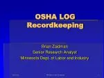 PPT - OSHA LOG 300 WORKSHOP PowerPoint Presentation, free download - ID:3661578