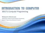 PPT - Introduction to computer fundamentals PowerPoint Presentation ...