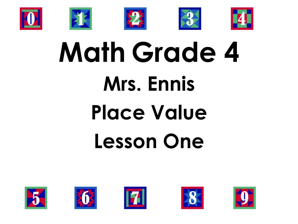 PPT - Math Grade 4 PowerPoint Presentation, free download - ID:5919936