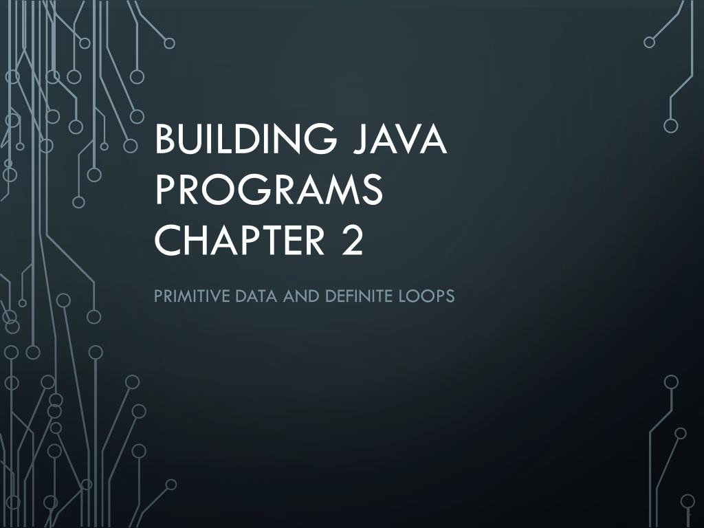 PPT - Building Java Programs Chapter 2 PowerPoint Presentation, free ...