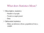PPT - What is Statistics? PowerPoint Presentation, free download - ID:47089
