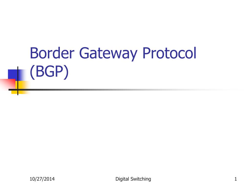 PPT - Border Gateway Protocol (BGP) PowerPoint Presentation, free ...