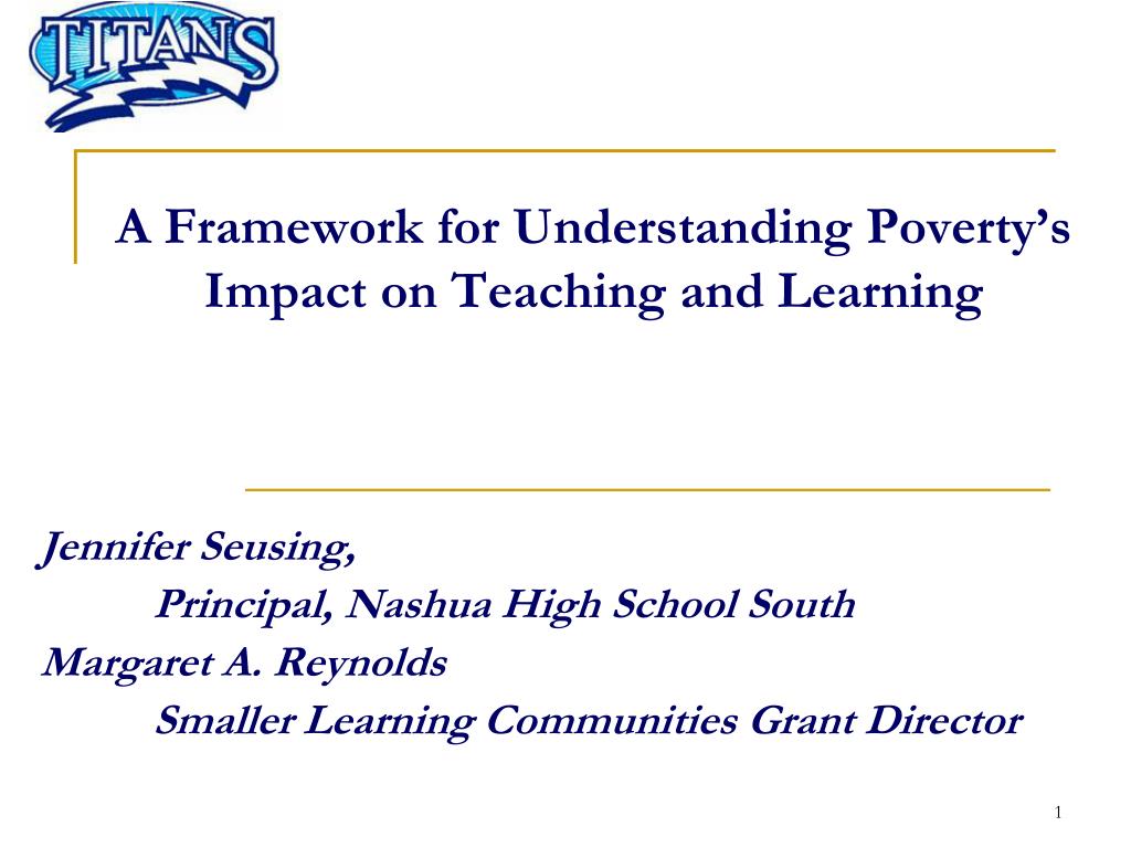 PPT - A Framework for Understanding Poverty’s Impact on Teaching and ...