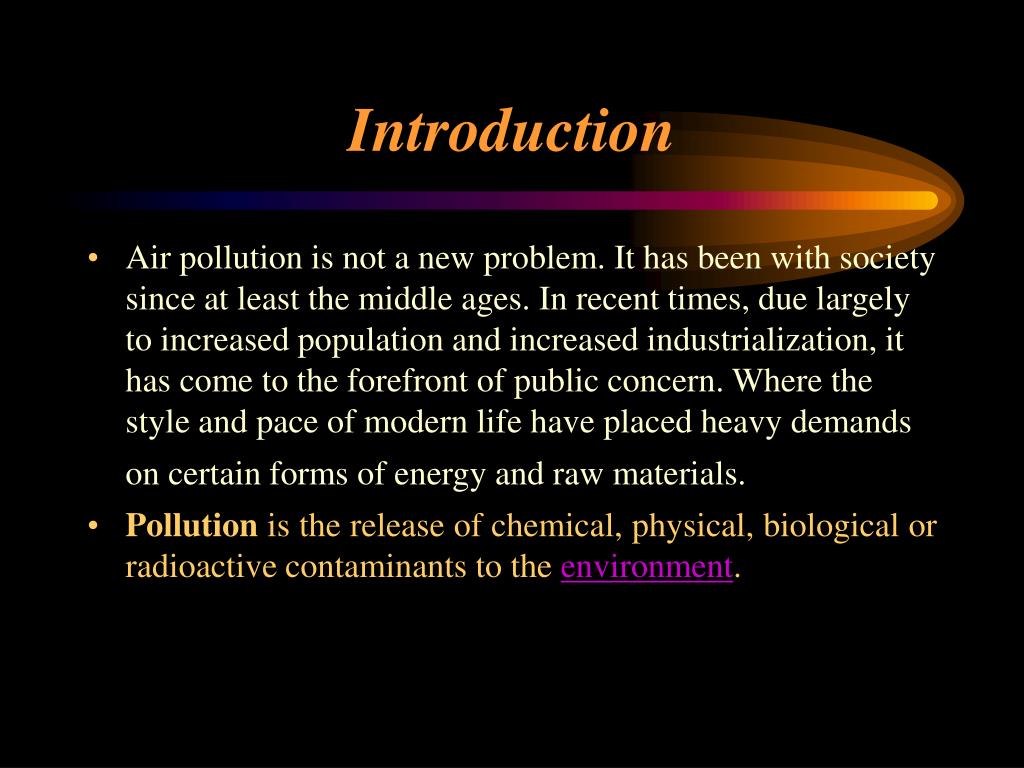 PPT - Air Pollution: Types, Sources, and Effects PowerPoint ...