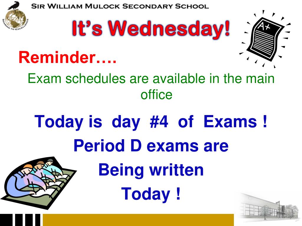 PPT - It’s Wednesday! PowerPoint Presentation, free download - ID:5929188