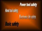PPT - Hand and Power Tool Safety PowerPoint Presentation, free download ...