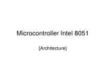 PPT - The 8051 Microcontroller PowerPoint Presentation, free download ...