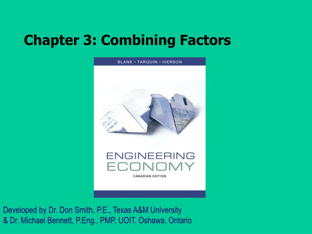 PPT - Chapter 3: Combining Factors PowerPoint Presentation, free ...
