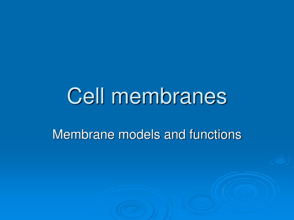 PPT - Cell membranes PowerPoint Presentation, free download - ID:5932874
