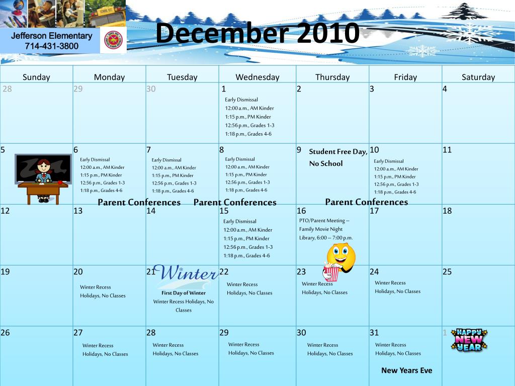 PPT - December 2010 PowerPoint Presentation, free download - ID:5938280