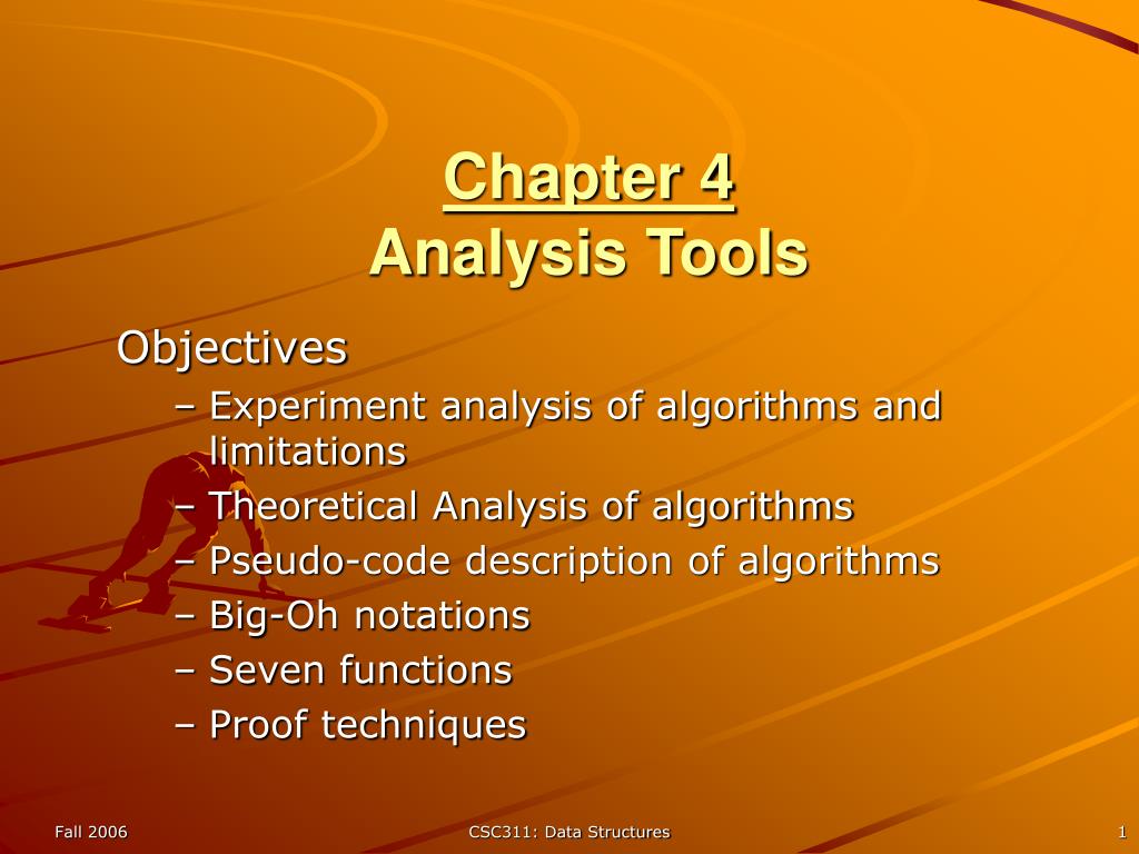 PPT - Chapter 4 Analysis Tools PowerPoint Presentation, free download ...