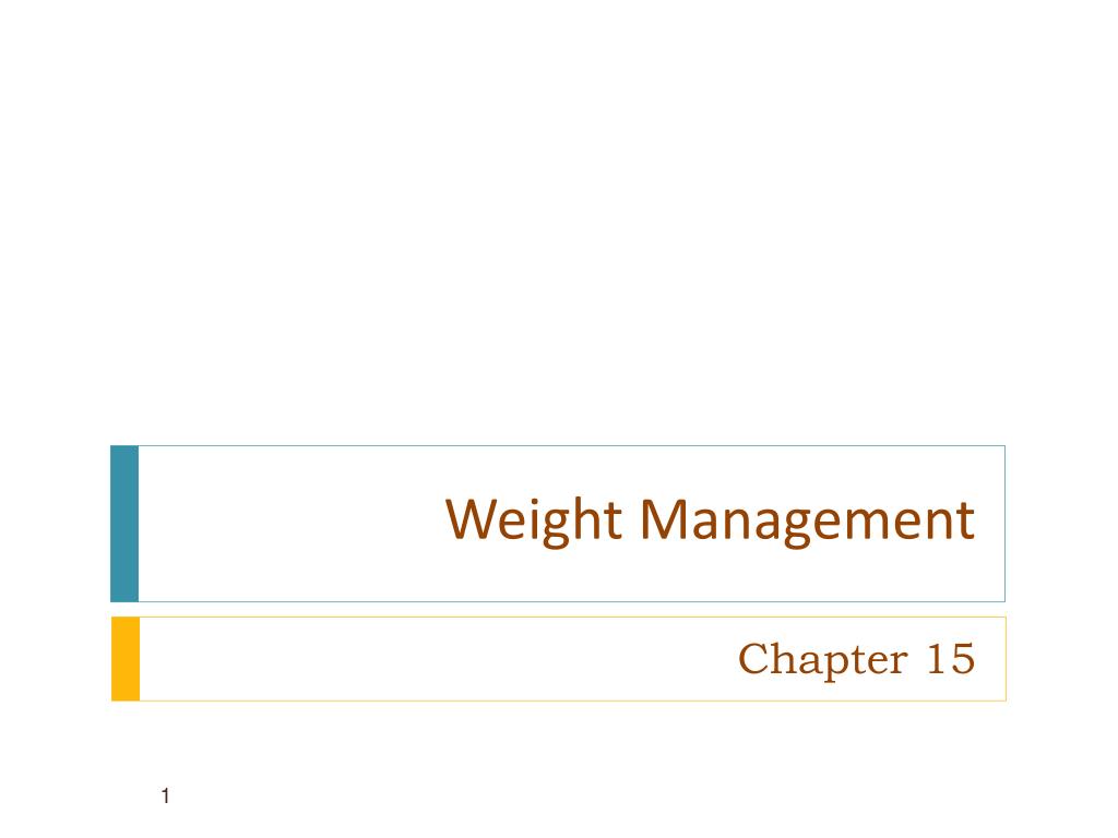 PPT - Weight Management PowerPoint Presentation, free download - ID:5945385