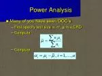 PPT - Power Analysis PowerPoint Presentation, free download - ID:3871301