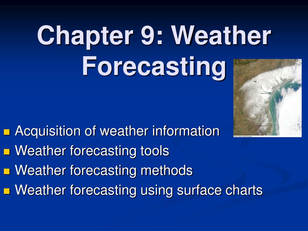 PPT - Chapter 9: Weather Forecasting PowerPoint Presentation, free ...