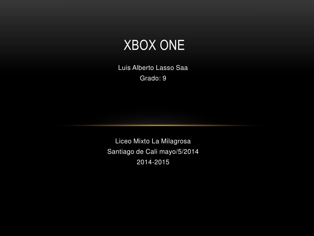 PPT - XBOX ONE PowerPoint Presentation, free download - ID:5956236