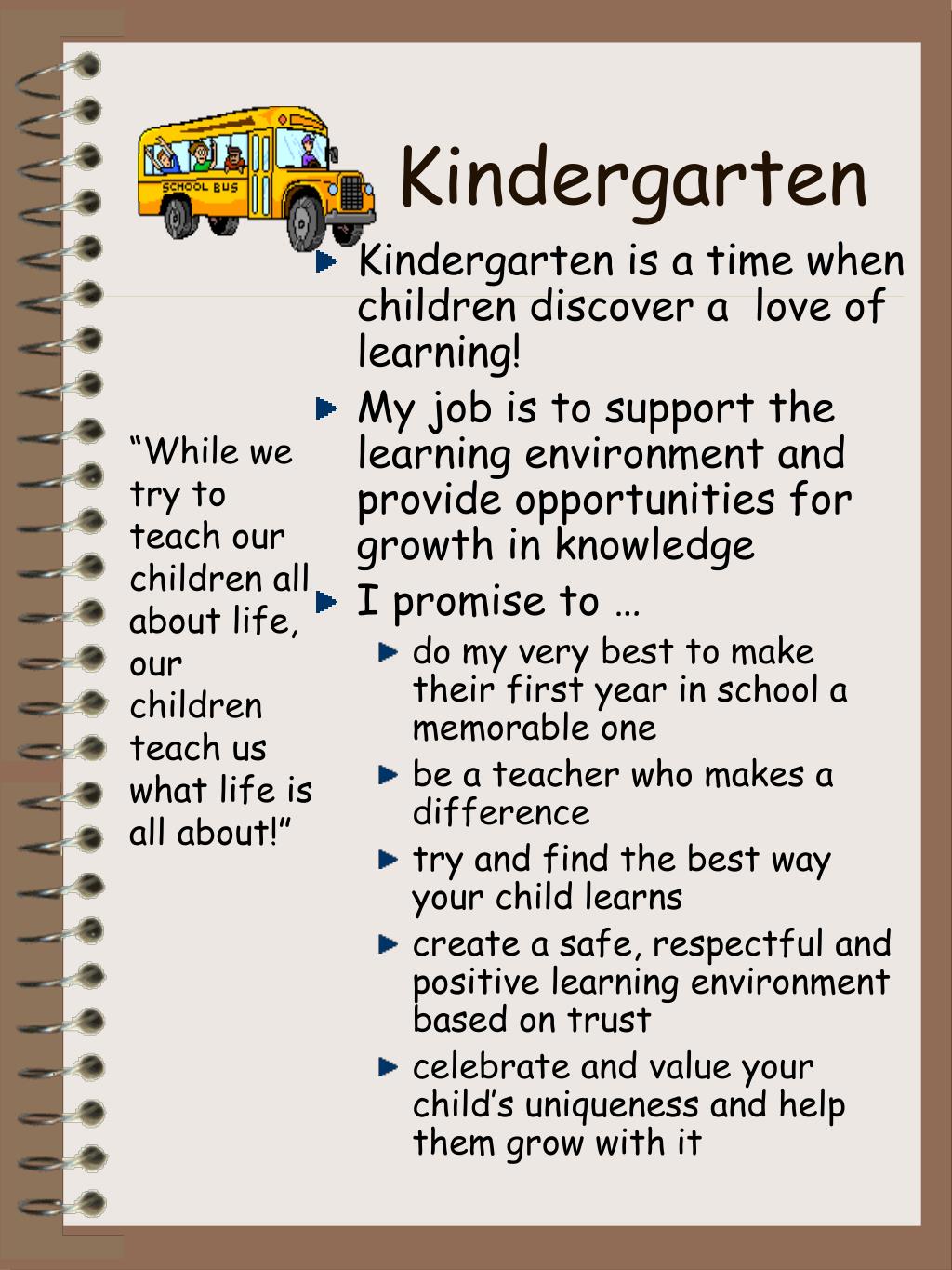 PPT - Kindergarten PowerPoint Presentation, free download - ID:5956240