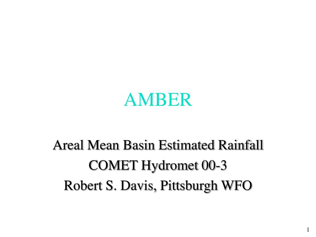 PPT - AMBER PowerPoint Presentation, free download - ID:5956511