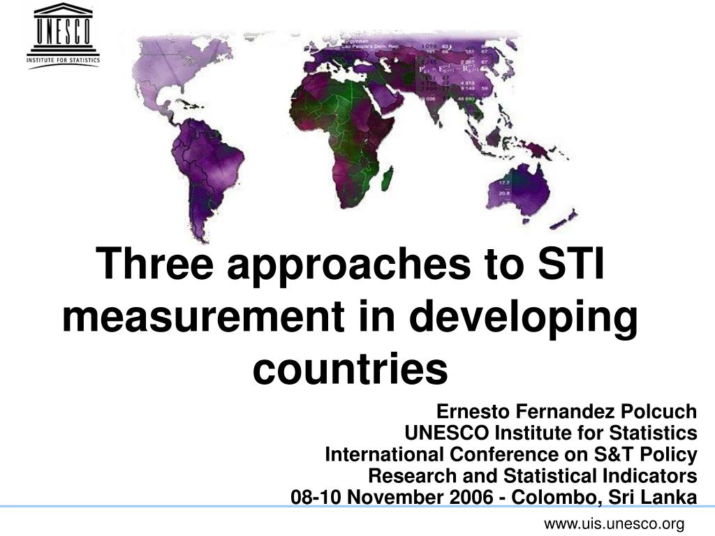 PPT - Three approaches to STI measurement in developing countries ...