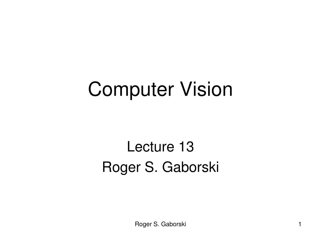PPT - Computer Vision PowerPoint Presentation, free download - ID:5960735